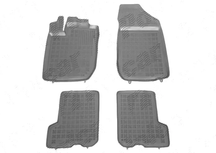 Set covorase auto din cauciuc Dacia Sandero 10.2012-12.2020 tip tavita negru 4 - cel.ro