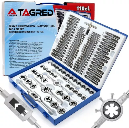 Trusa set tarozi si filiere 110 piese TA4016 iryt_952432730 - cel.ro