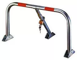 Bariera blocare loc de parcare Bariera parcare metal pliabila cu blocare cu