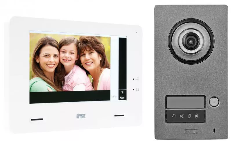 Kit videointerfon pentru o familie 2 fire post de interior CxModo 7 ...