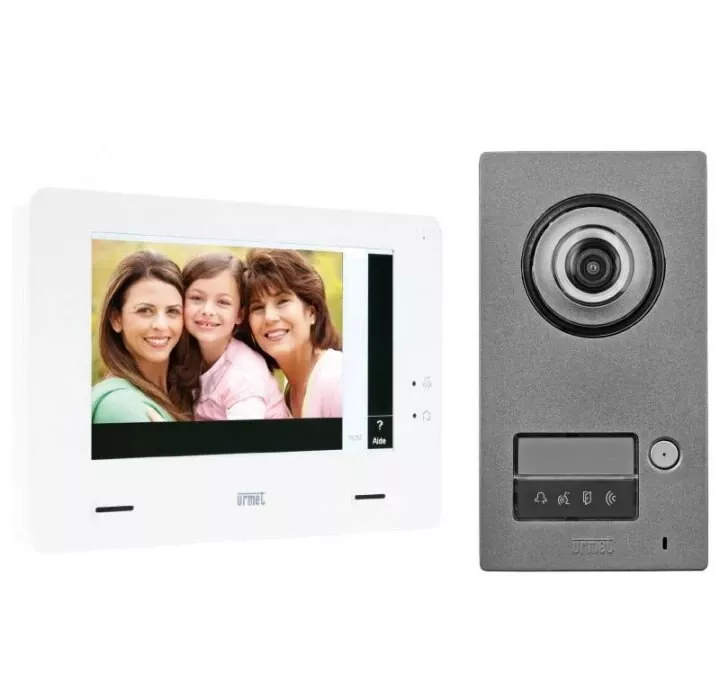 Kit videointerfon pentru o familie cu CallMe 2 fire post de interior ...