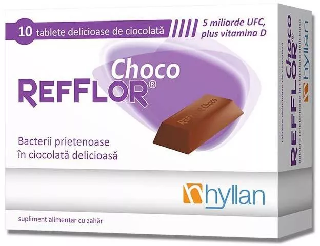 Refflor Choco 10 tablete Hyllan 5949013401839