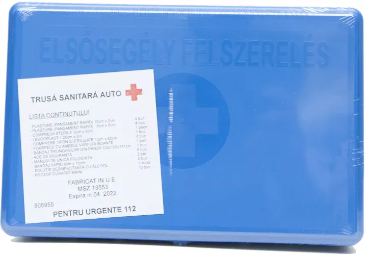 Trusa medicala auto omologata Motor Starter valabilitate 5 ani continut ...
