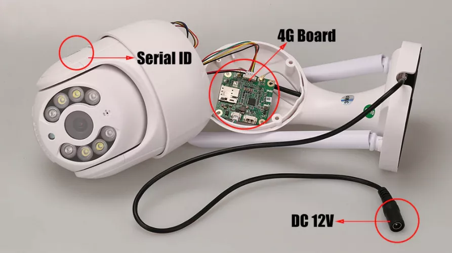 Camera cu SIM 4G USAFEQLO exterior/interior rotativa 1080P Onvif audio ...