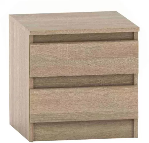 Noptiera cu 2 sertare stejar sonoma HANY NEW 002 rfpk_732481482 - cel.ro