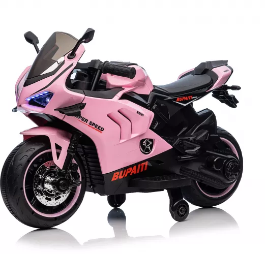 Motocicleta electrica pentru copii Kinderauto BJPD888 2x35W 12V culoare roz