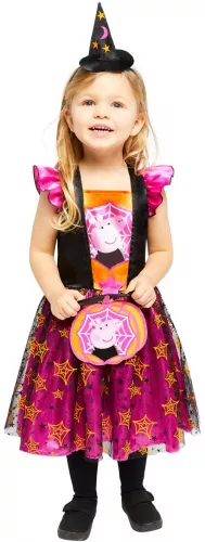 Costum Peppa Pig Witch Pentru copii 4-6 ani 0194099013994 - cel.ro