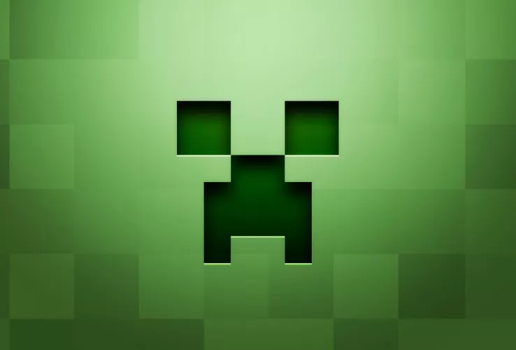 Poster Minecraft Creeper Face 61x90cm poster326 - cel.ro