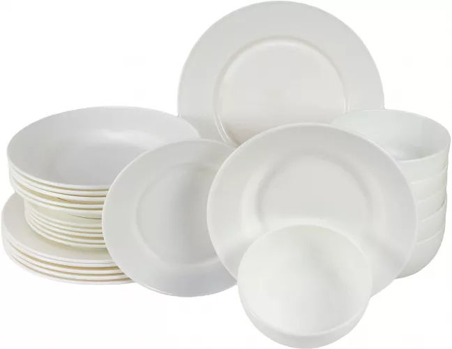 Set Complet Serviciu De Masa Ice 24 piese Cesiro Opal Alb 5900_3070 ...