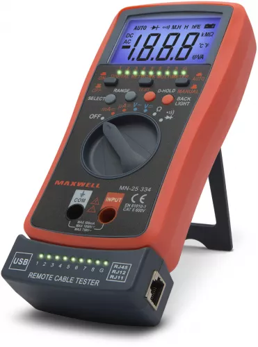 Multimetru digital automat cu tester cablu 5999117101555 - cel.ro