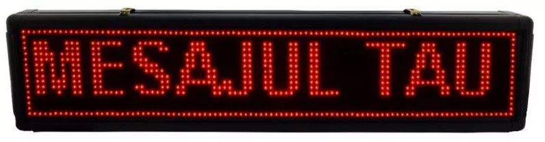 Panou Led Programabil/Reclama Luminoasa 70x20 ROSU 1342 - cel.ro