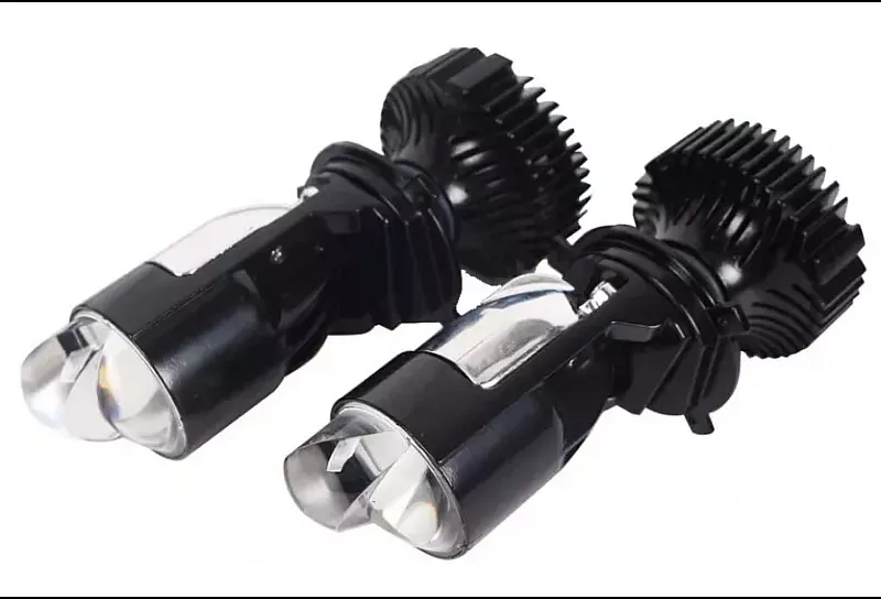 Set 2 Becuri Auto H4 A7 Canbus 2 Faze 30000lm Set temperatura 6000K ...