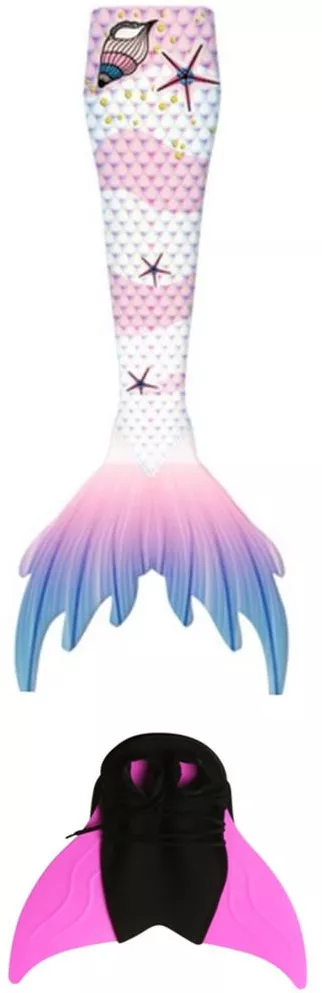 Set 2 piese Costum Sirena Ariel THK® include coada sirena si ...