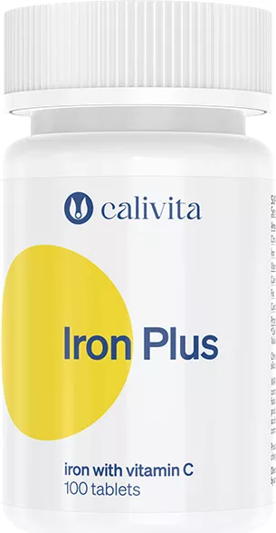 Iron Plus CaliVita 100 tablete produs complex care contine fier organic ...
