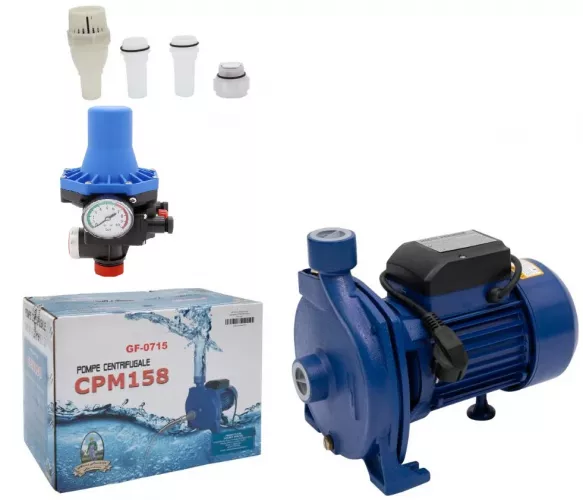 Pompa de suprafata pentru apa CPM158 Lazio mare 750 W 2850 rpm ...