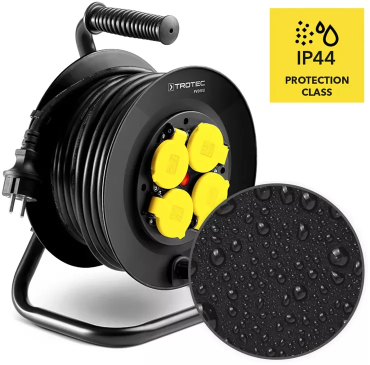 Derulator de exterior 4 prize 3 x 1.5 / 20m 230V tip PVD1EU Trotec TC ...