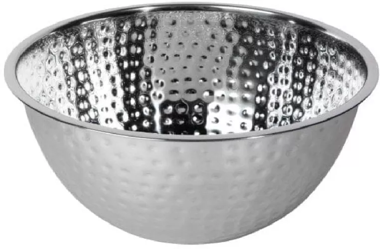 Bol Metalic Model 3D Argintiu 22 cm lve30-4 - cel.ro