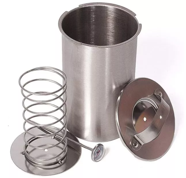 Presa din Inox pentru preparat sunca presata 1.3 Litri cu termometru ...