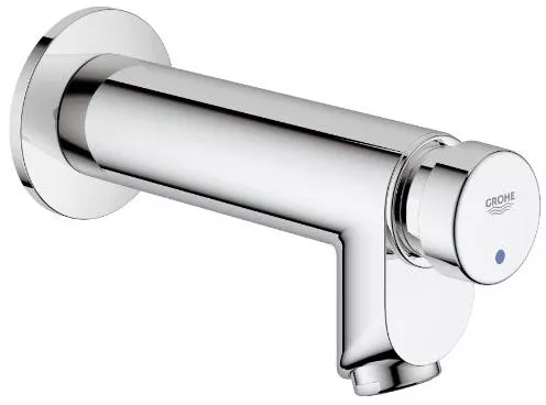 Baterie perete lavoar cu maner buton Grohe Euroeco crom 36266000 ...