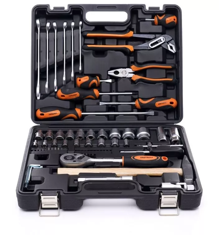 Trusa scule clesti surubelnite prize 66 elemente KD10468 KD10468 - cel.ro