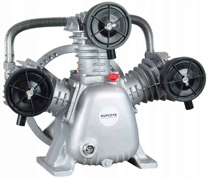 Cap compresor de aer in V 10 bari 3 pistoane 65mm 700L/min 3kW DK.KT ...
