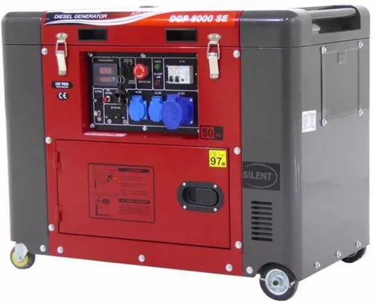 Generator Diesel Super Silent GeoTech Pro DGP 8000SE putere nominala 5.5 kW - cel.ro