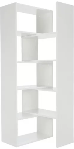 Raft PAL alb Kloe 125x33x188 cm 0000087906 - cel.ro