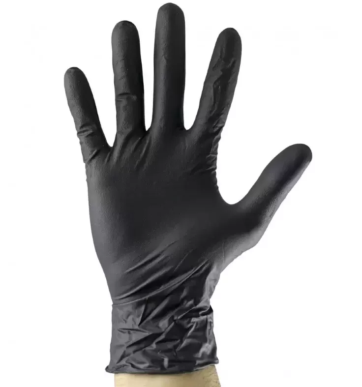 Manusi din nitril negre 100 bucati marime XL