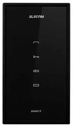 Post de interior audio interfon Electra 4 butoane negru sticla ATM ...