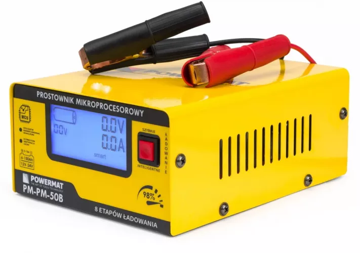 Redresor incarcator baterie auto cu microprocesor 10A 220V 12-24V ...