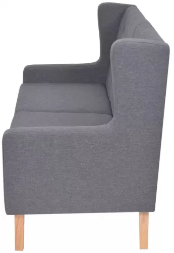 VidaXL Set de canapele 2 piese material textil gri 274934 - cel.ro