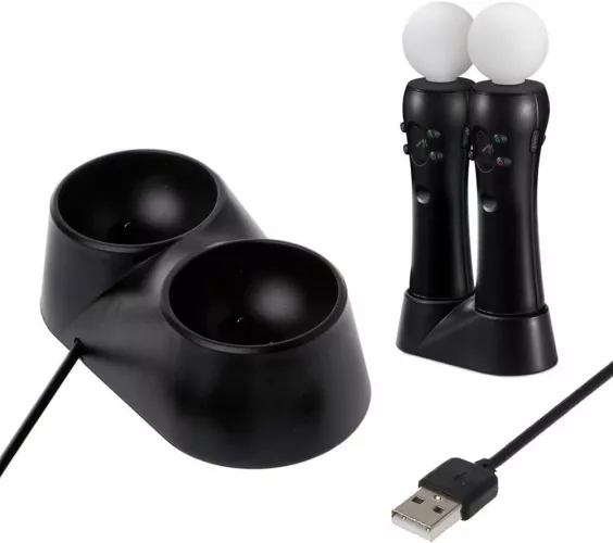 Stand dual KJH pentru incarcare controllere PlayStation MOVE