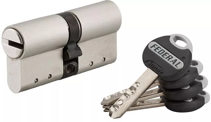 Butuc usa 30 x 30 mm standard nichel mat inalta siguranta FEDERAL 4 ...