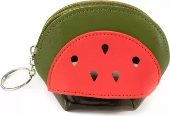 Portofel mini cu breloc Pami Fruit Verde d2109-2-7-verde - cel.ro