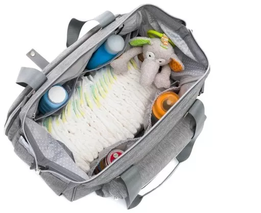 Geanta pentru scutece Korfu grey - Fillikid 6310-17 - cel.ro