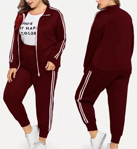 Trening visiniu Fit One marimi mari bumbac L Grena 590_498__590__498