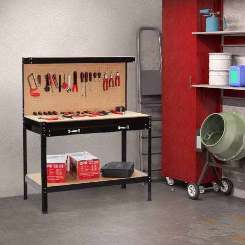 Banc de lucru pentru garaj atelier hop1000828-1 - cel.ro