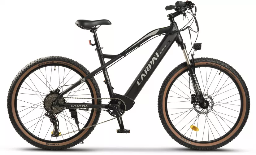 Bicicleta Electrica MTB Hidraulica E-Bike Carpat C275H7E 27.5 Negru/Gri
