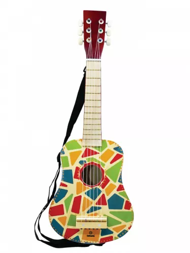 Chitara colorata din lemn Arlechin Svoora BRB_Sv_14005 - cel.ro