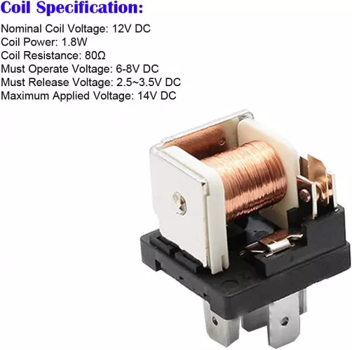 Set 3 releu auto SPDT cu siguranta ATO/ATC 12V 30A 5 pini cu priza si ...