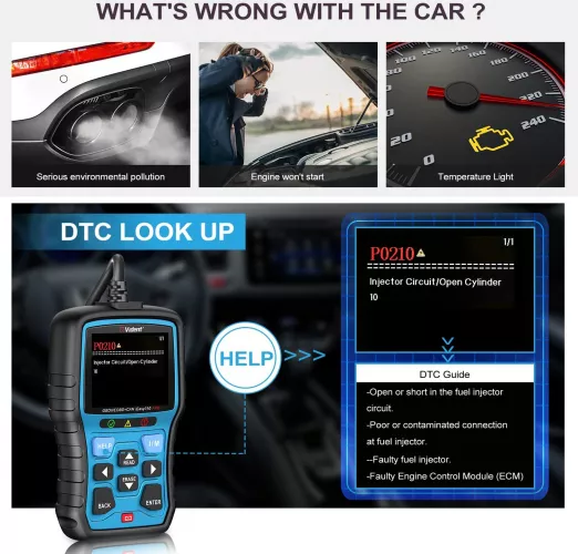 Tester auto universal Full OBD2 diagnoza cautare DTC citire si la CEL.ro