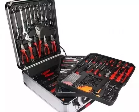 Trusa scule universala set 678 piese Chrome Vanadium+Troler aluminiu ...