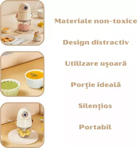 Blender pentru prepararea hranei bebelusilor/copiilor piure fructe ...