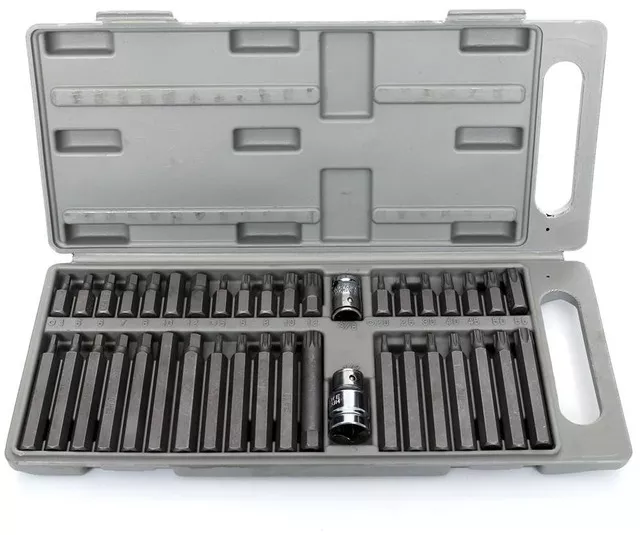 Trusa Set bit torx hex spline 40 piese scurte lungi 1 2 3 8 KD10219 ...