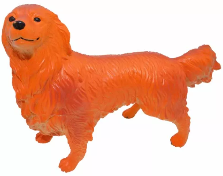 Figurina caine Border Collie 21 cm Mini Junior 060623-1 Portocaliu 060623-1