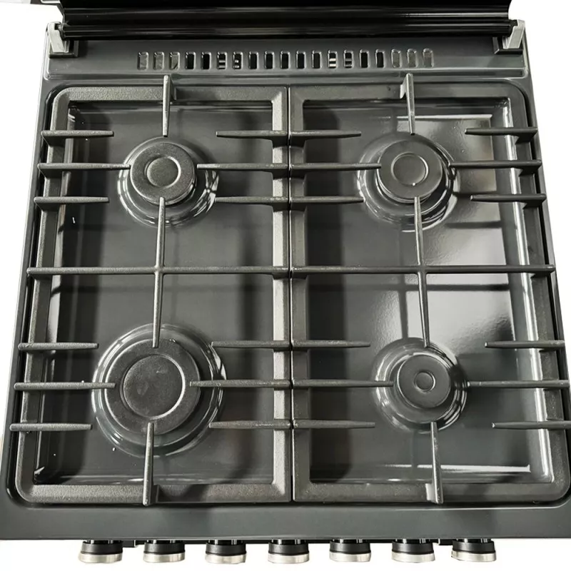 Aragaz Studio Casa Scala Graphite Grey 60 cm 4 arzatoare gaz Grill ...