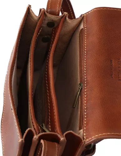 Geanta dama de umar tolba piele Util Land Fashion coniac FP130A