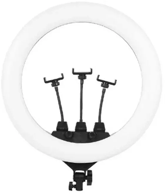 Ring Light cu iluminare LED diametru 46cm /18 inch Lampa Circulara touch - cel.ro