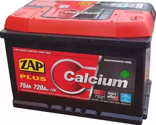 Baterie auto Zap Plus 75Ah 575 20