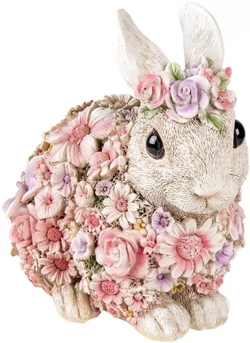 Figurina Iepuras Paste polirasina 19x12x18 cm 6PR3333 - cel.ro